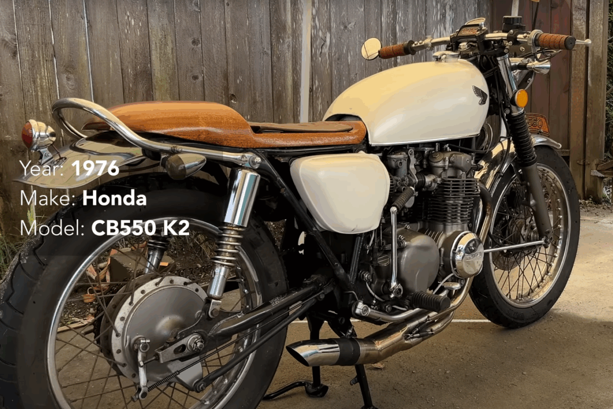 Japanese Cafe Racer - Custom Honda CB550 Rebuild - Return of the Cafe ...